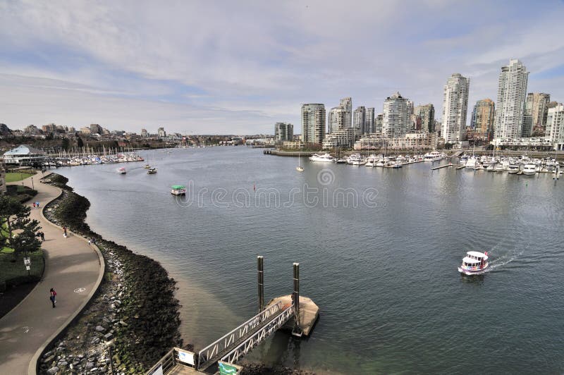 False Creek bay stock image. Image of city, highrise - 28929637