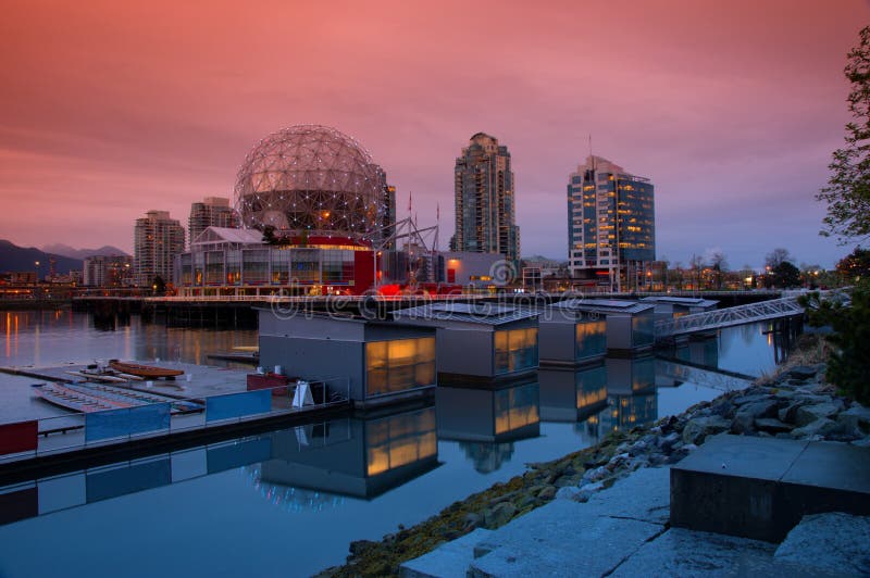 False Creek District in Vancouver Canada Editorial Photo - Image of ...