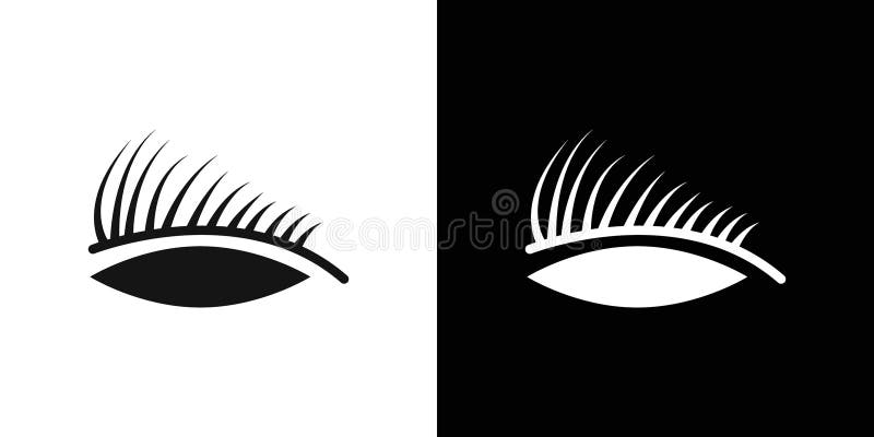 False Eyelashes Icon Flat Fill Set Collection Stock Vector - Illustration of human, graphic ...