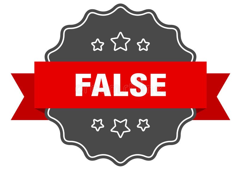 False label stock vector. Illustration of badge, sign - 160026229