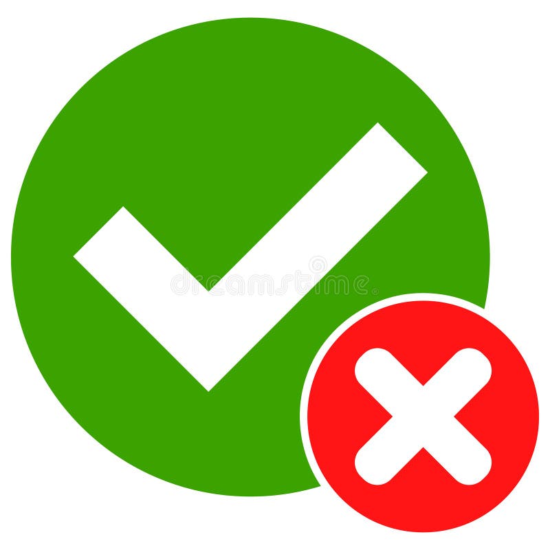 False Positive Raster Icon Flat Illustration Stock Illustration ...