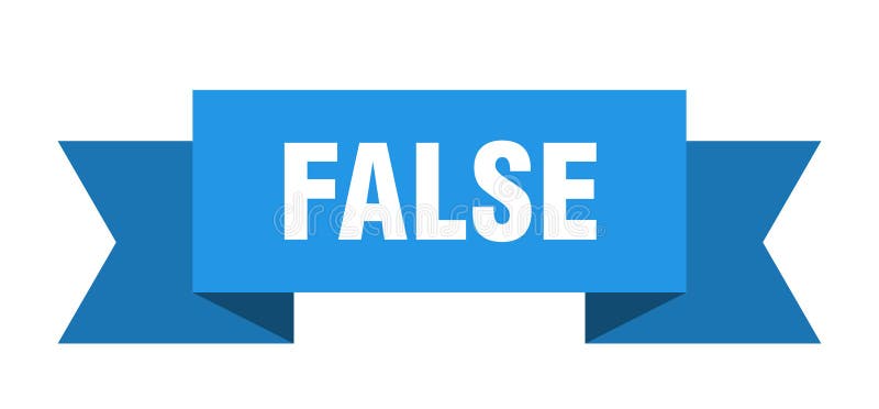 False ribbon. stock vector. Illustration of vector, design - 153664086