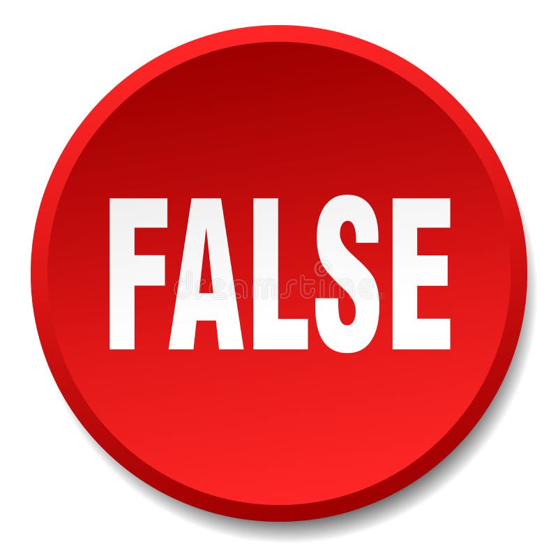 False Round Grunge Stamp. False Stock Vector - Illustration of stamp ...