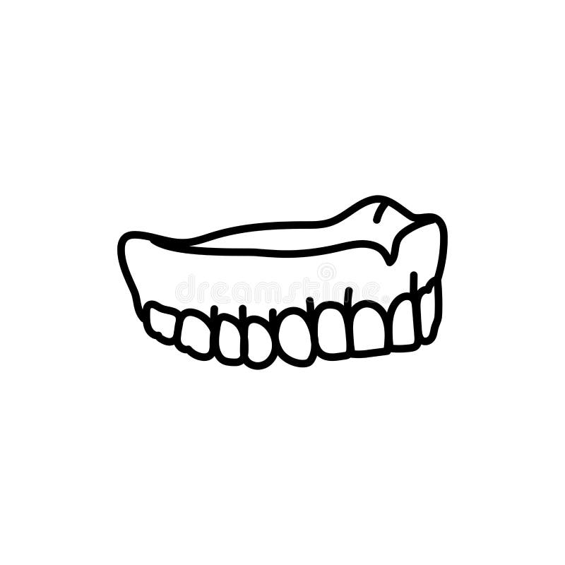 Vector Cartoon False Teeth Stock Illustrations – 192 Vector Cartoon ...