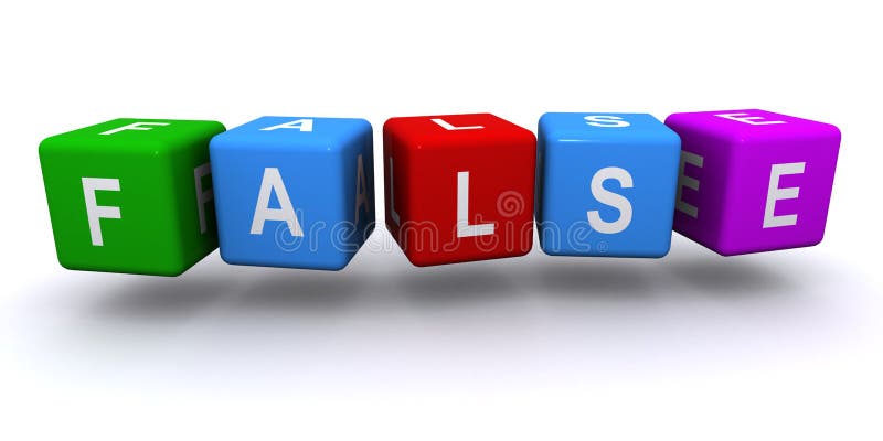 False word block on white stock illustration. Illustration of label ...