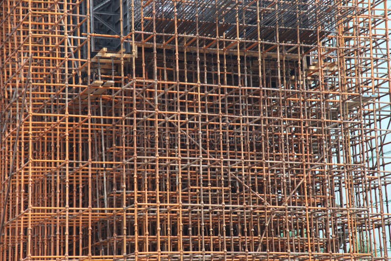 Falsework stock photo. Image of china, tightwire, steel - 5673476