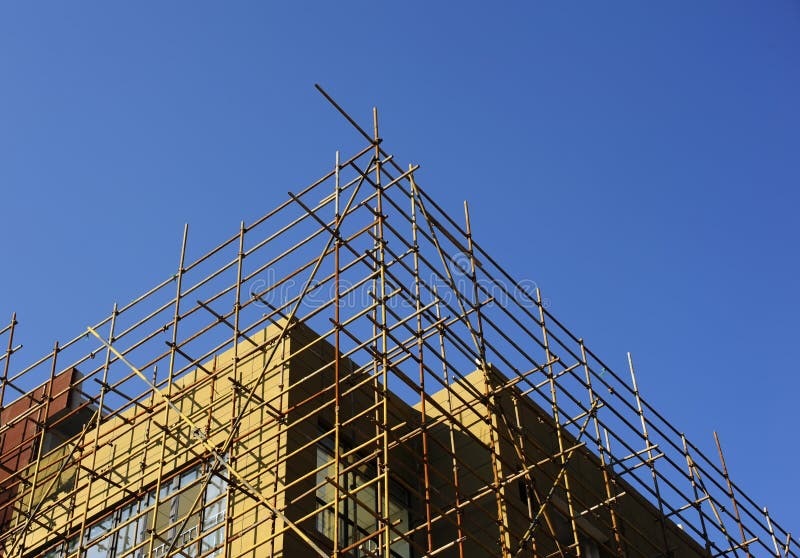 Falsework stock image. Image of line, geometric, girder - 21164189