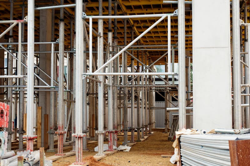 Falsework Decking System Legs for Construction of Suspended Reinforced ...