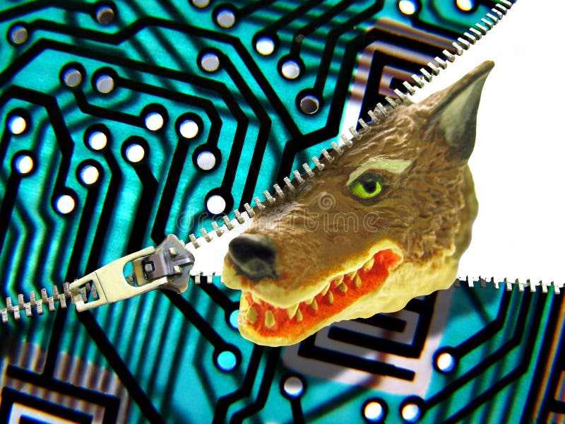 Falso Falso Amigo Hacker En LÃ­nea Trojan Malware Ransomware Wolf ...