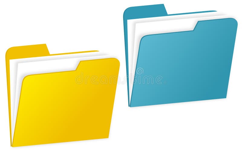 Faltblatt stockbild. Illustration von heft, dateien, papier - 16463655