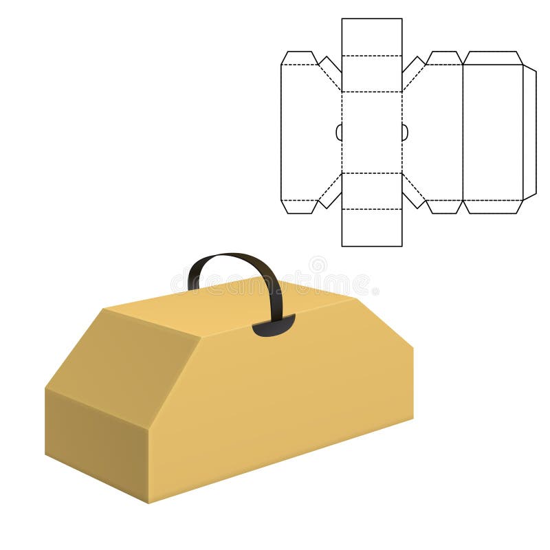 Falten Sie Paket vektor abbildung. Illustration von produkt - 62268721