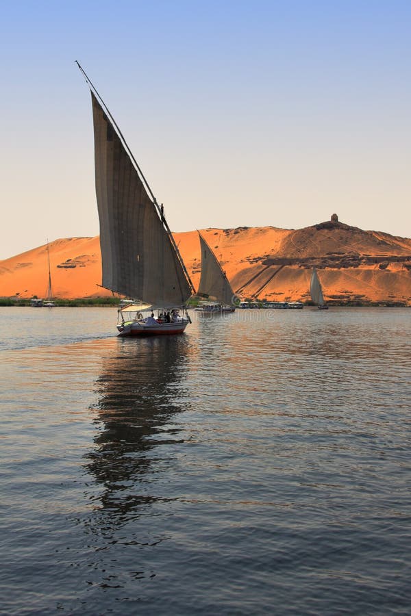Felucca stock image. Image of holiday, relaxing, egypt - 718077