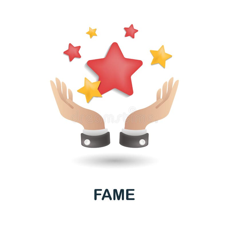 Fame Line Icon. Monochrome Simple Fame Outline Icon for Templates, Web ...