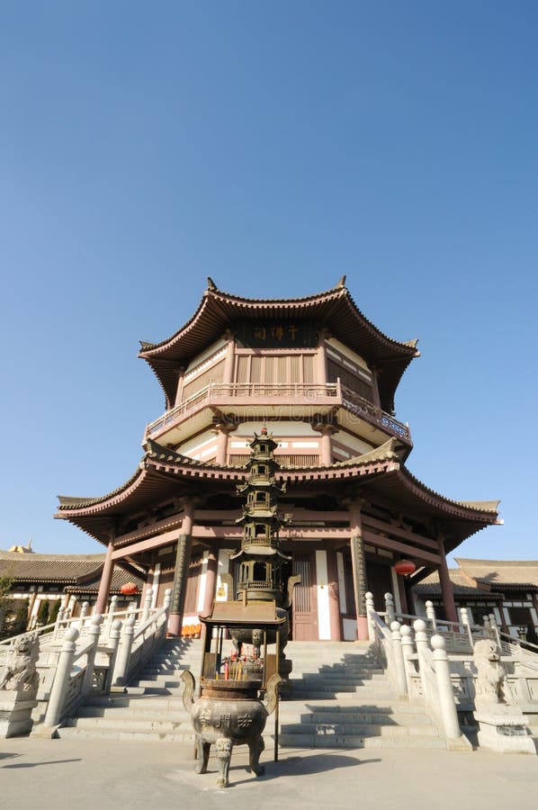 Famen Temple in Xian stock photo. Image of culture, beauty - 27987756