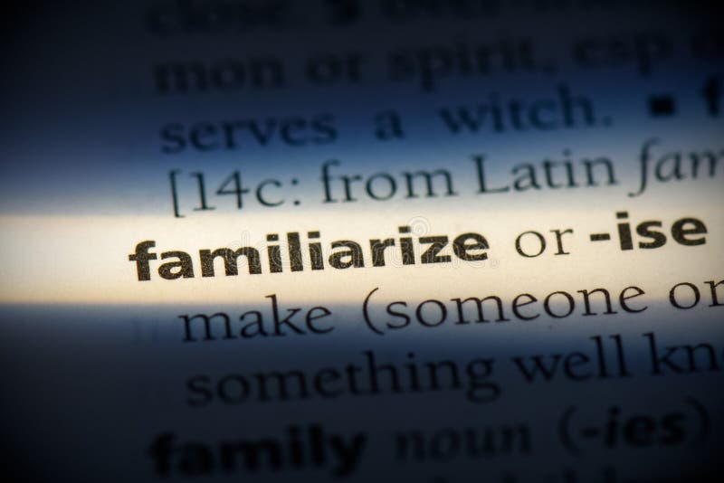 Familiarize stock photo. Image of book, concept, highlighted - 161577422