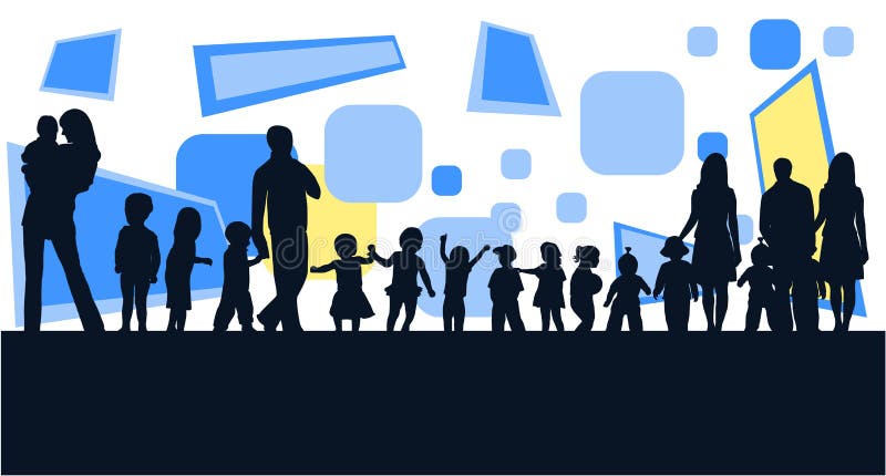 Family and abstract stock vector. Illustration of design - 7974952