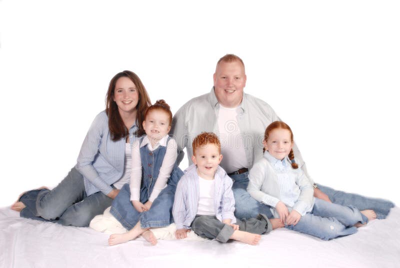 Famille de roux photo stock. Image du famille, amusement - 1607070