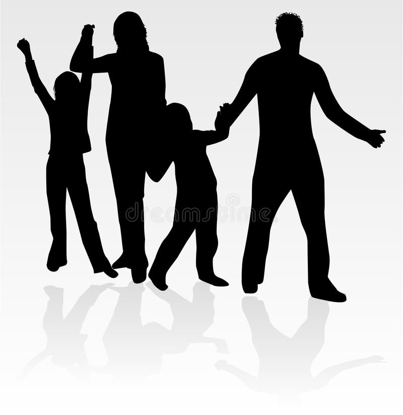 Family 1 stock vector. Illustration of play, family, father - 3429006