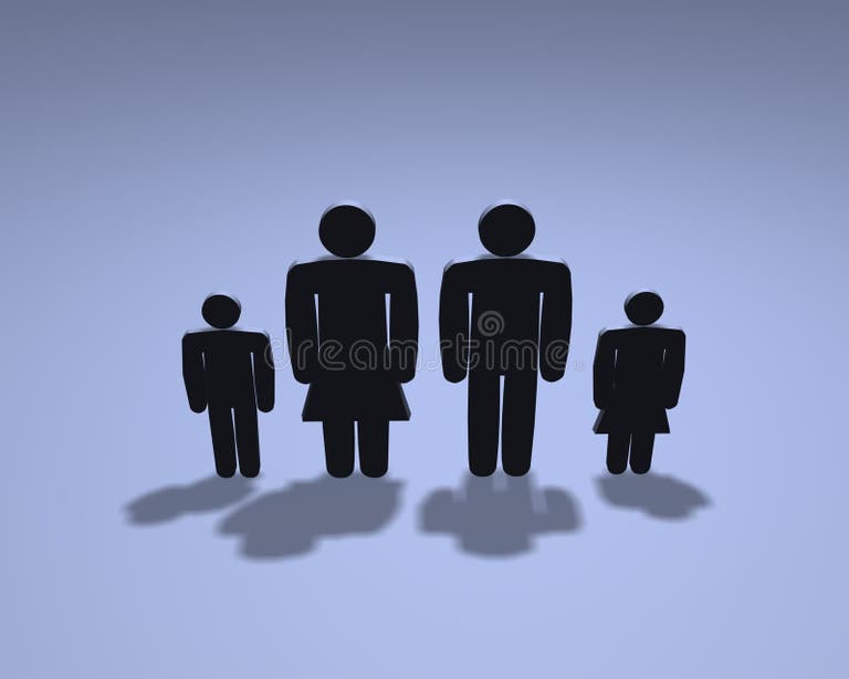 Boy Girl Family Symbols Stock Illustrations – 1,460 Boy Girl Family ...