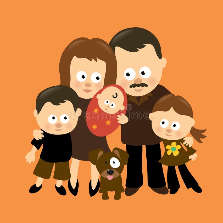 Latino Family Stock Illustrations – 695 Latino Family Stock ...