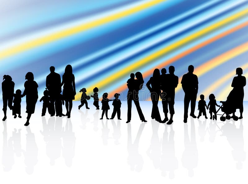 Family and abstract stock vector. Illustration of design - 7974952