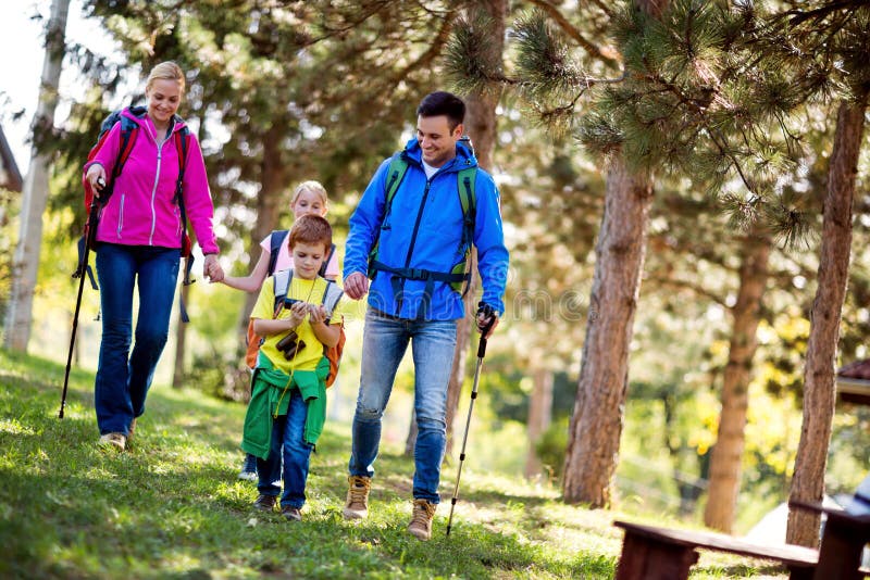 Family adventure day stock image. Image of pause, family - 142733797
