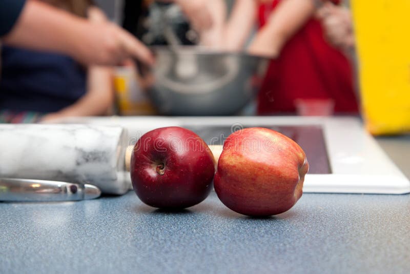 Family In Kitchen After Food Fight Stock Photo - Image of bowl, messy ...
