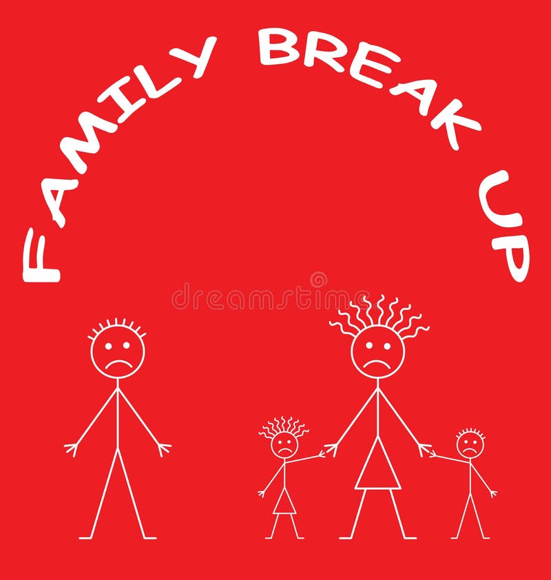 Divorce stock vector. Illustration of male, female, people - 18043812