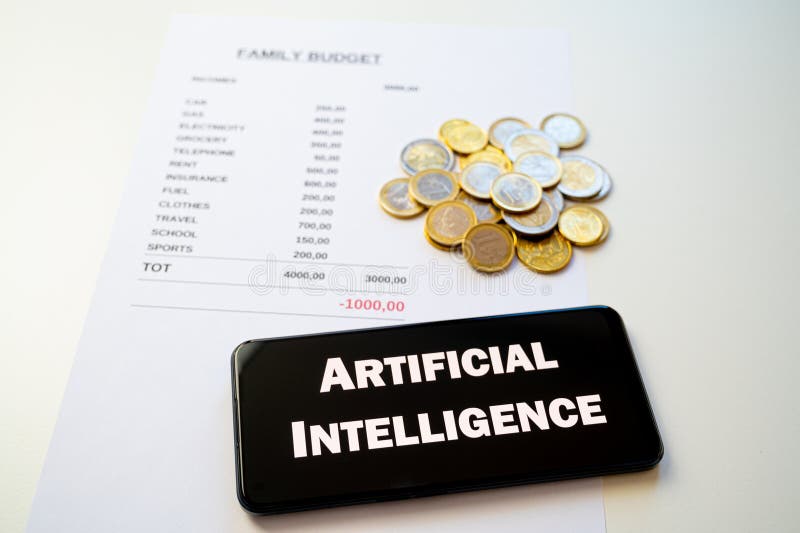 Family Budget and Artificial Intelligence. Stock Image - Image of ... Family Budget and Artificial Intelligence. Stock Image - Image of ...