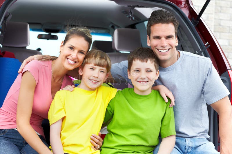 Family car stock image. Image of family, mother, outdoor - 18462103