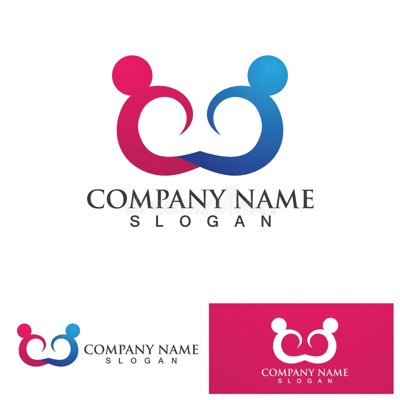 Family Care Logo and Symbol Vector Stock Vector - Illustration of ...