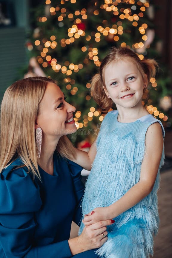 Family Celebrating Christmas. Sharing Christmas Presents Stock Image ...