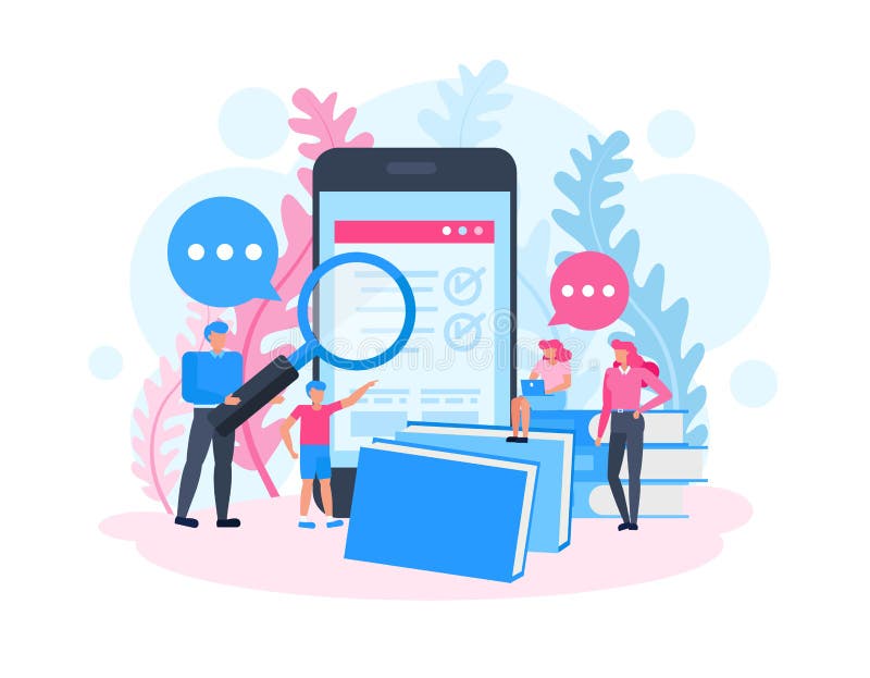 Family Character Vector Design. Concept Learning Online Stock Vector ...