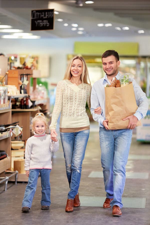 Family shopping stock image. Image of caucasian, female - 29712185