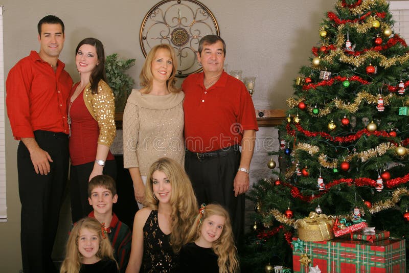 Family christmas stock photo. Image of identical, adorable - 6230784