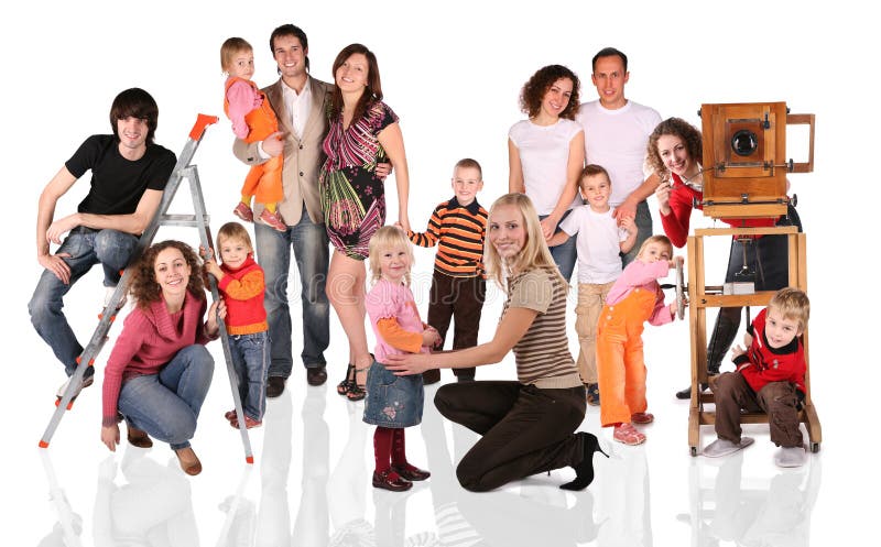 Family collage stock photo. Image of father, mother, children - 7444318