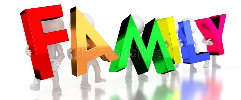 Cartoon Character Letters Family Stock Illustrations – 307 Cartoon ...