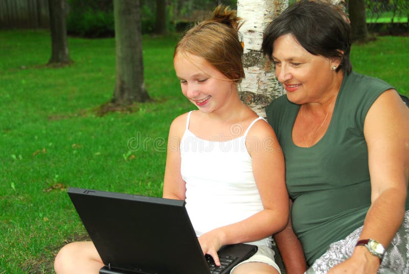 Family computer stock photo. Image of parenting, computer - 1614346