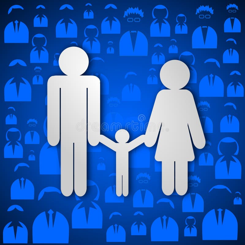 Family concept stock illustration. Illustration of infographic - 52666522
