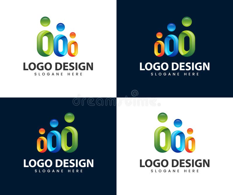 Family Creative People Logo Design. Creative People Logo Design ...