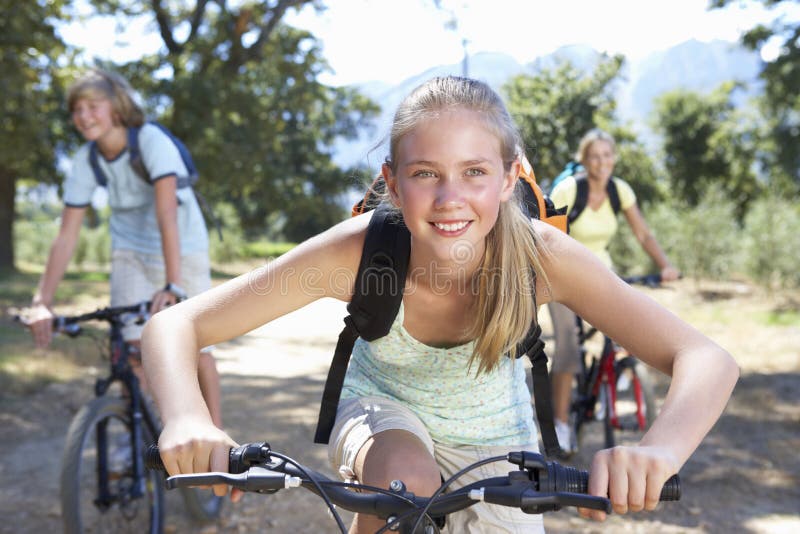 Fat Man Cycling on the Countryside Stock Photo - Image of male, ocean ...