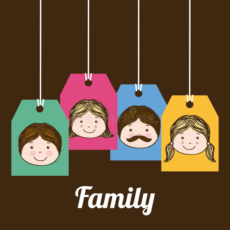 God and family design stock illustration. Illustration of spirituality ...