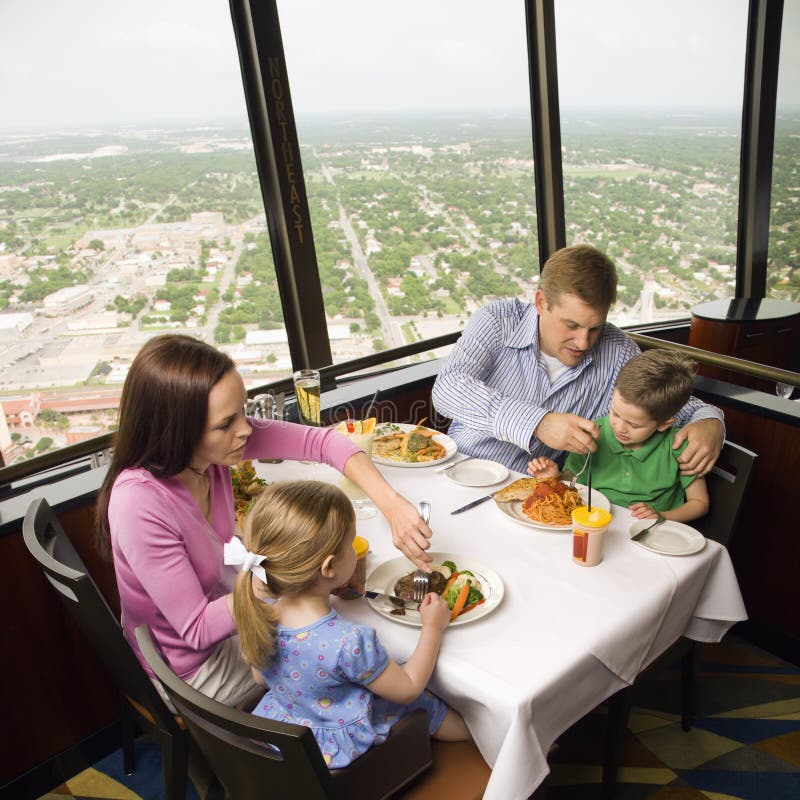 Family dinner. stock photo. Image of square, kids, observation - 2850456