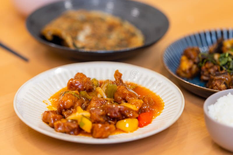 Family dinner at home stock image. Image of together - 276469015