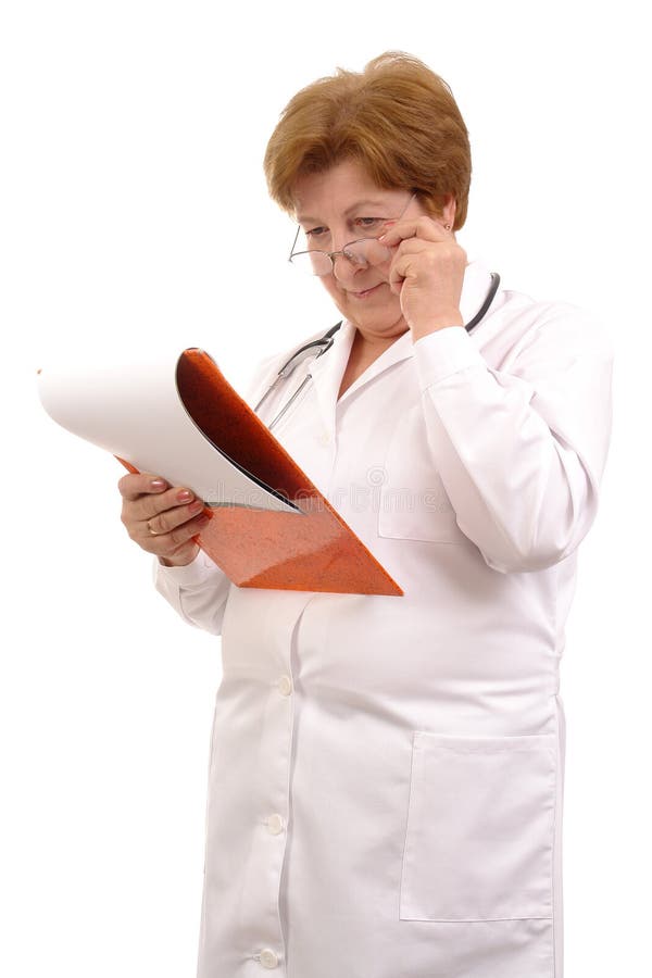 Senior family doctor stock image. Image of care, eyeglasses - 892021