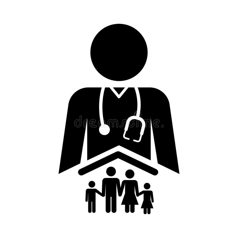 Family Doctor Icon. Illustration on the Theme of Medicine Stock ...