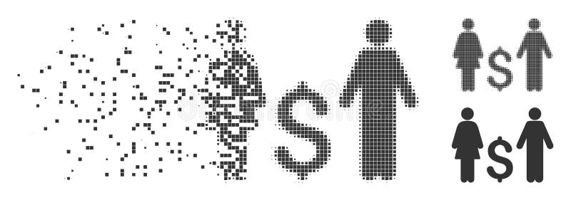 Family Dollar Decomposed Pixel Halftone Icon Stock Vector ... Family Dollar Decomposed Pixel Halftone Icon Stock Vector ...