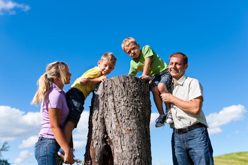 Family Excursion stock photo. Image of children, offspring - 6387750