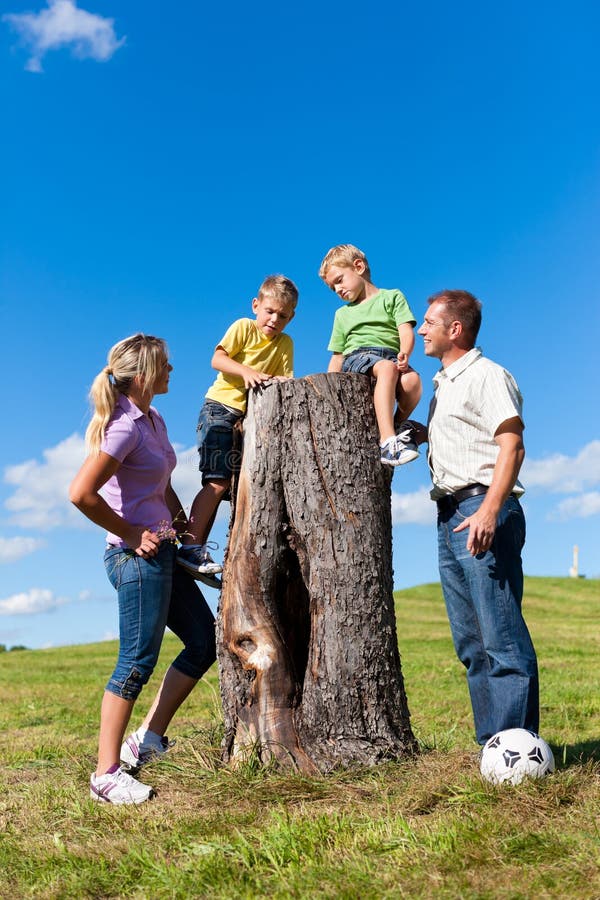 Family Excursion stock photo. Image of children, offspring - 6387750