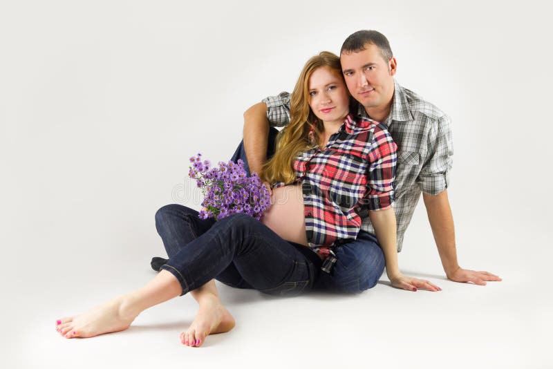 Family expecting a baby stock image. Image of background - 38074293
